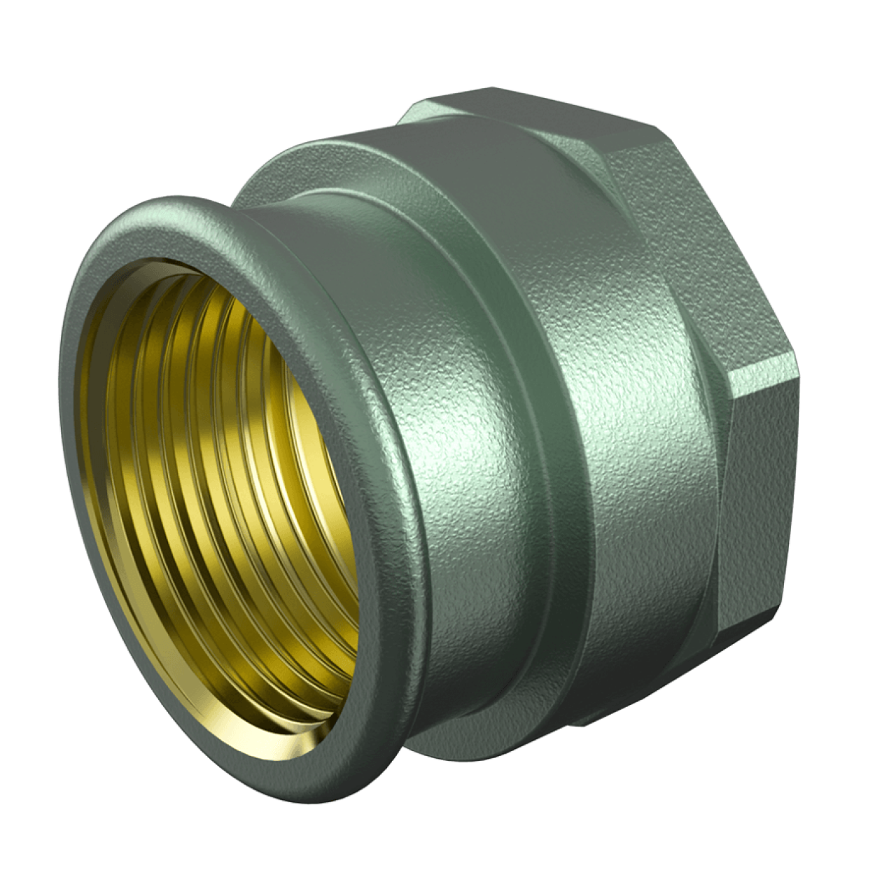 Threaded reducing coupling